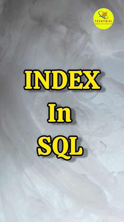 Indexing in SQL in Telugu| SQL tutorial| interview questions #techymiki #education #sqltelugu # ...