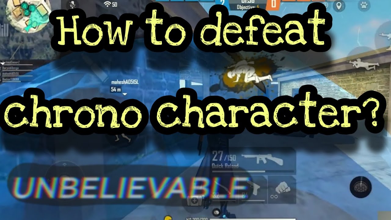 How To Defeat Free Fire’s Chrono character? || क्रोनो को केसे हराएंगे ...
