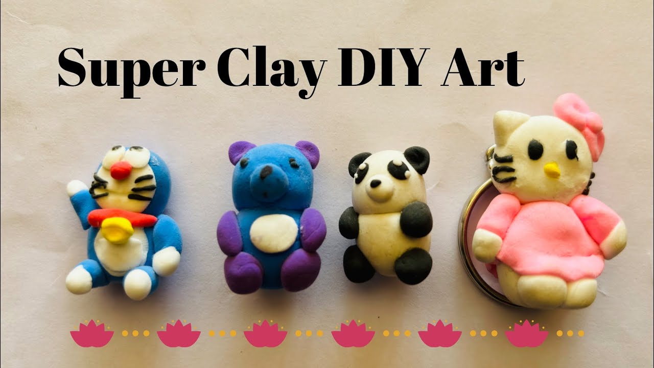 Super Clay Art | DIY Miniature Clay Art #superclay - YouTube