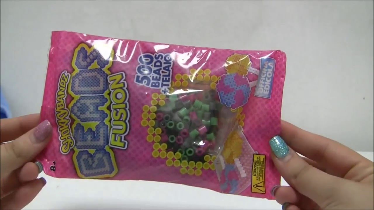UNBOXING + 1000 VISUALIZZAZIONI - Shokkybandz beads fusion - Hama beads ...