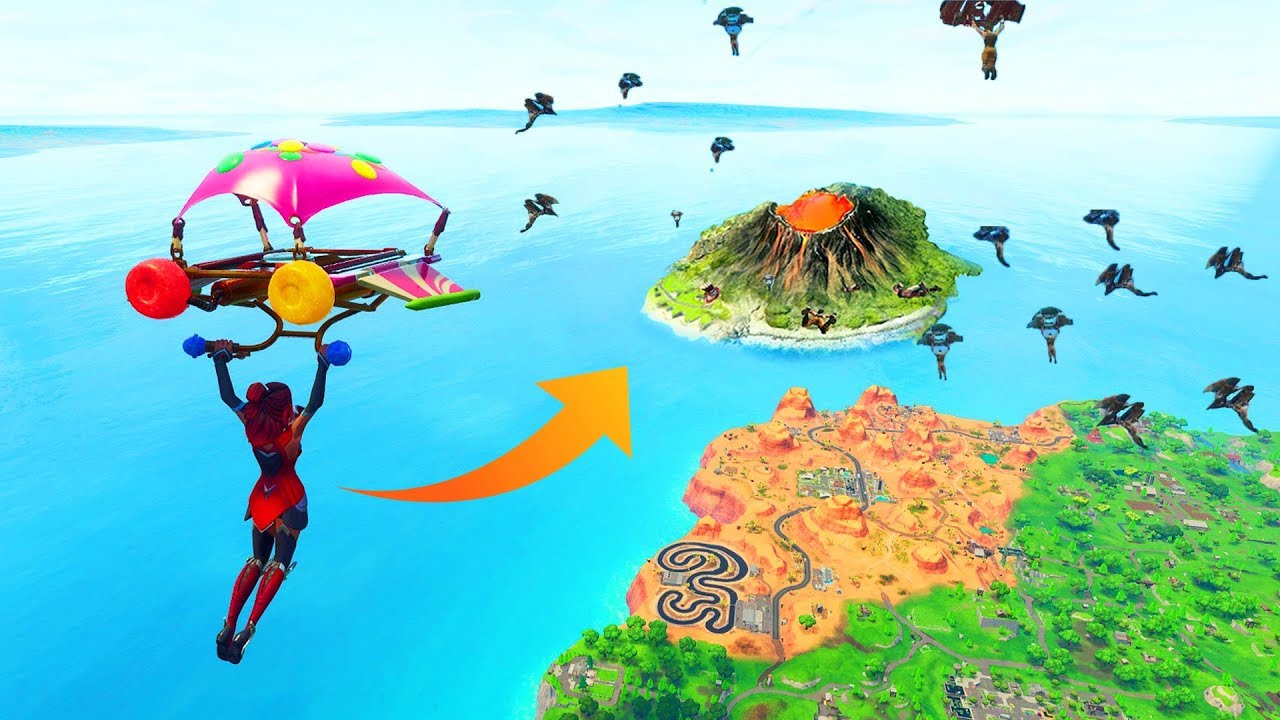 FLYING TO SECRET MAP PLACE.. | Fortnite Funny and Fail Moments #2 ...