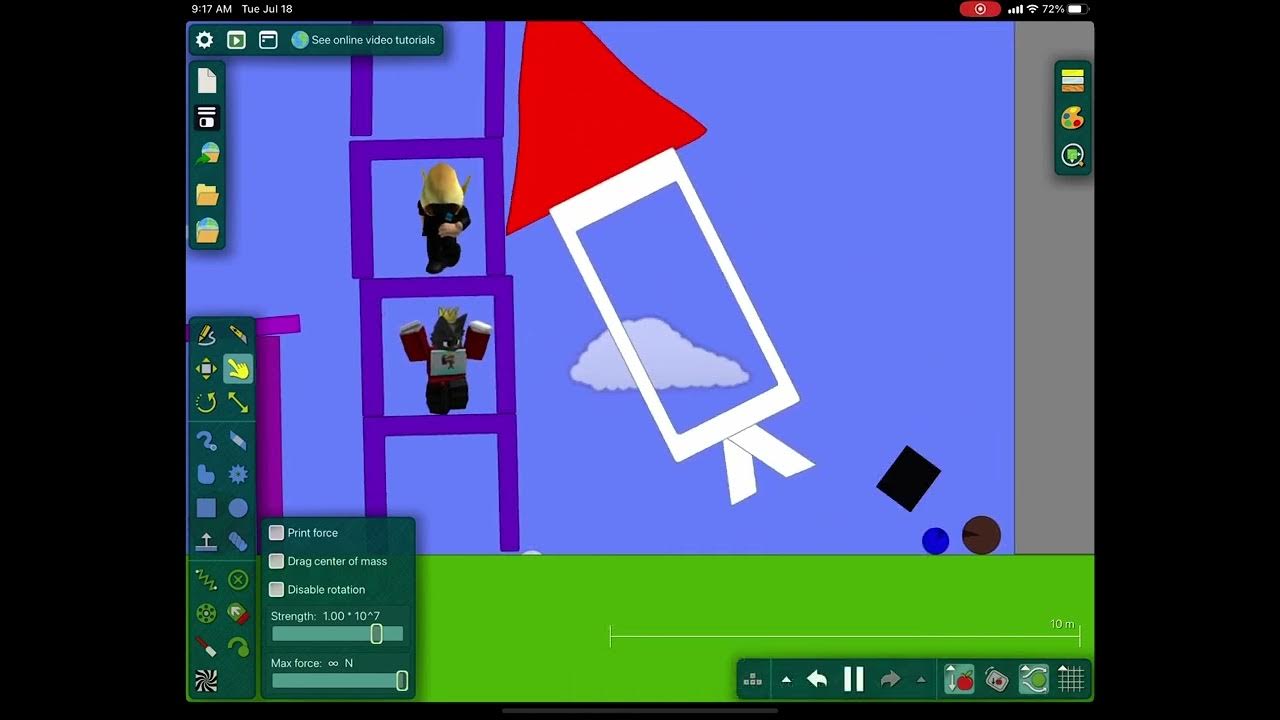 Messing with algodoo #1 - YouTube