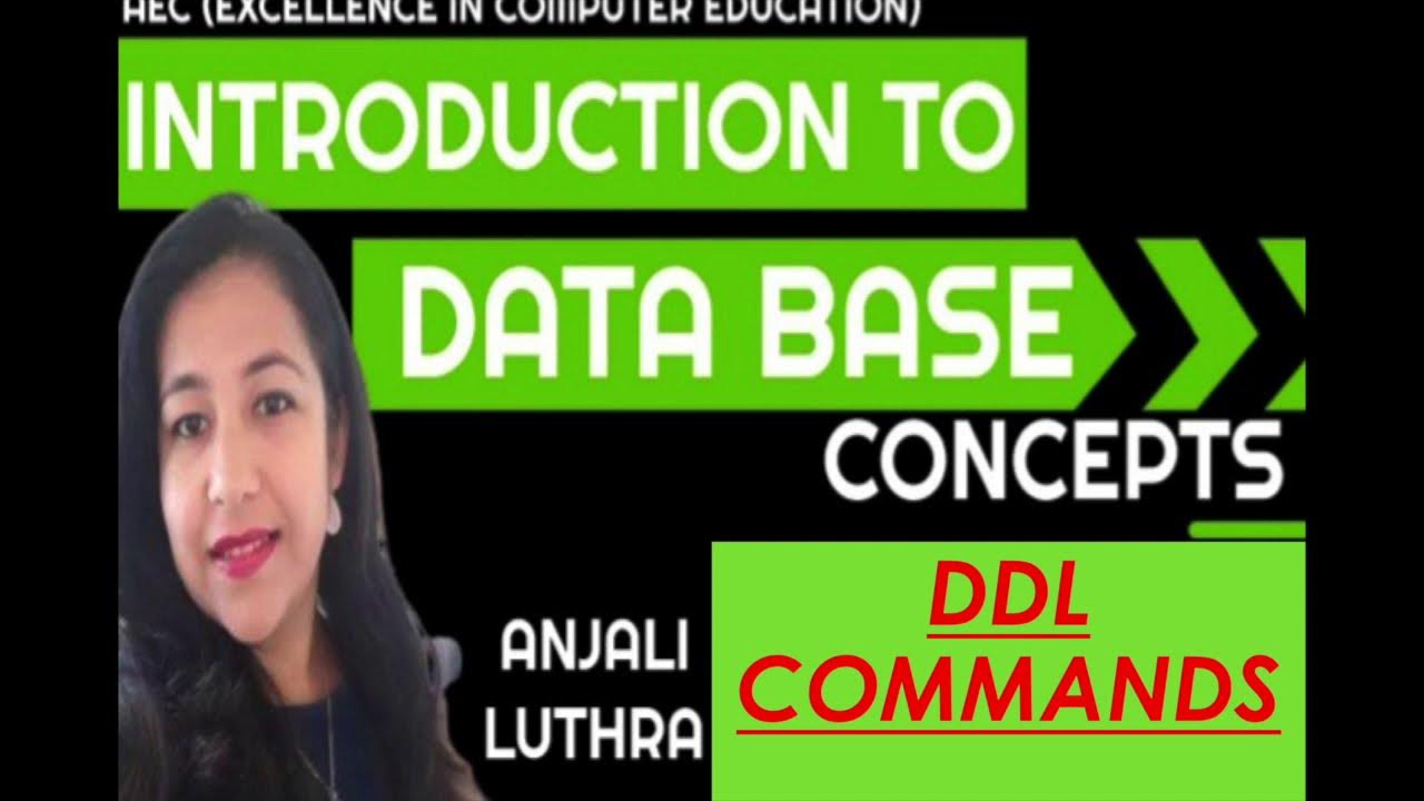 Introduction to DDL Commands ( Complete Course of SQL and DBMS) # ...