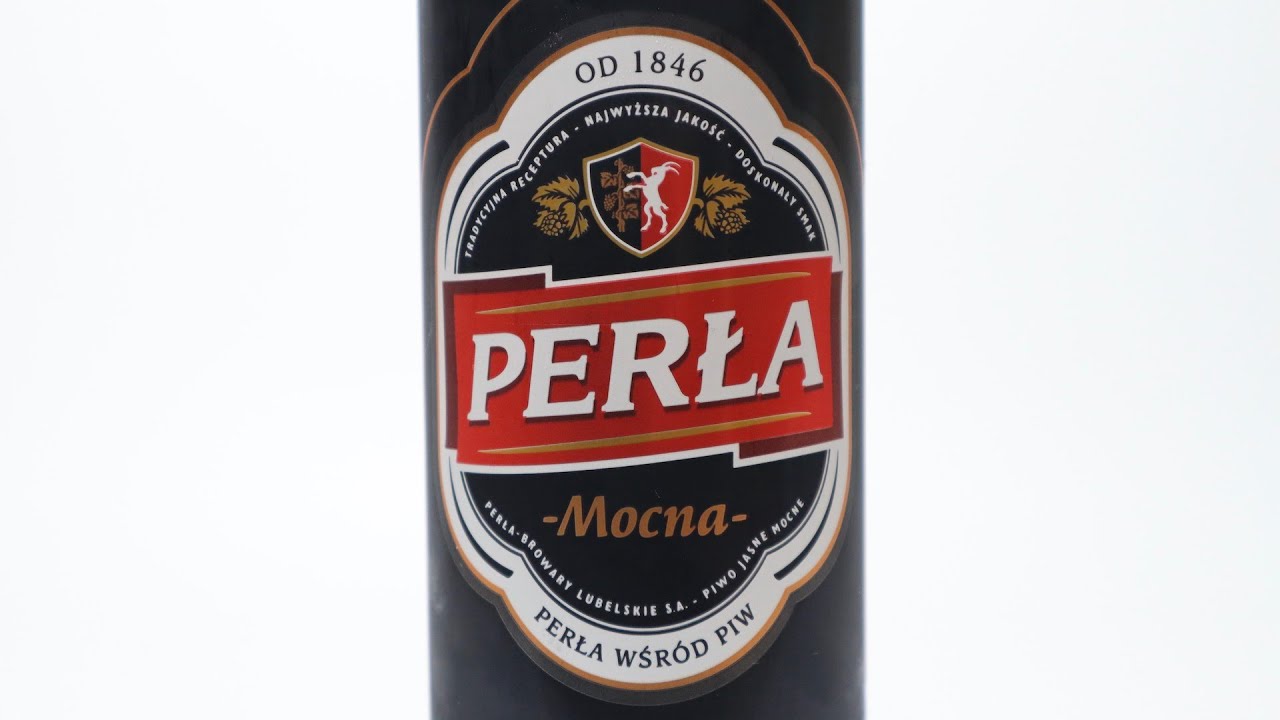 Perła Mocna 7.6 % Strong Polish lager style beer. - YouTube