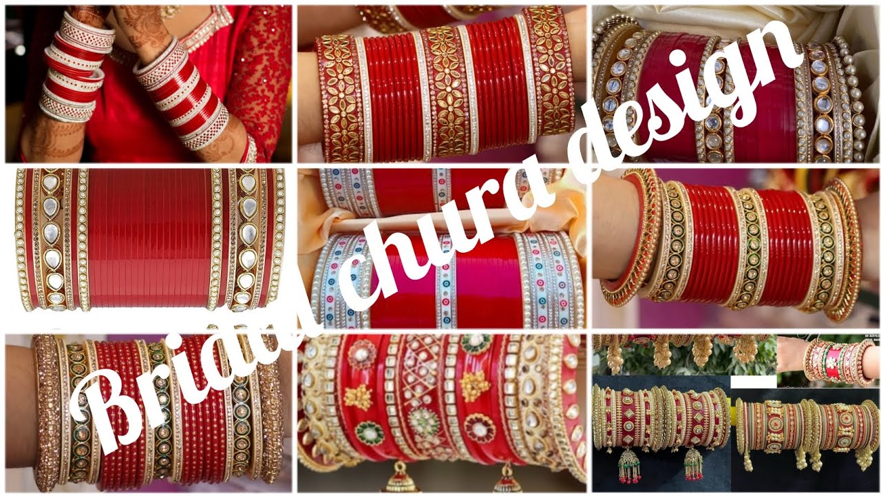 bridal chuda /new beautiful bridal chura design 👌👌 letest chudi design ...