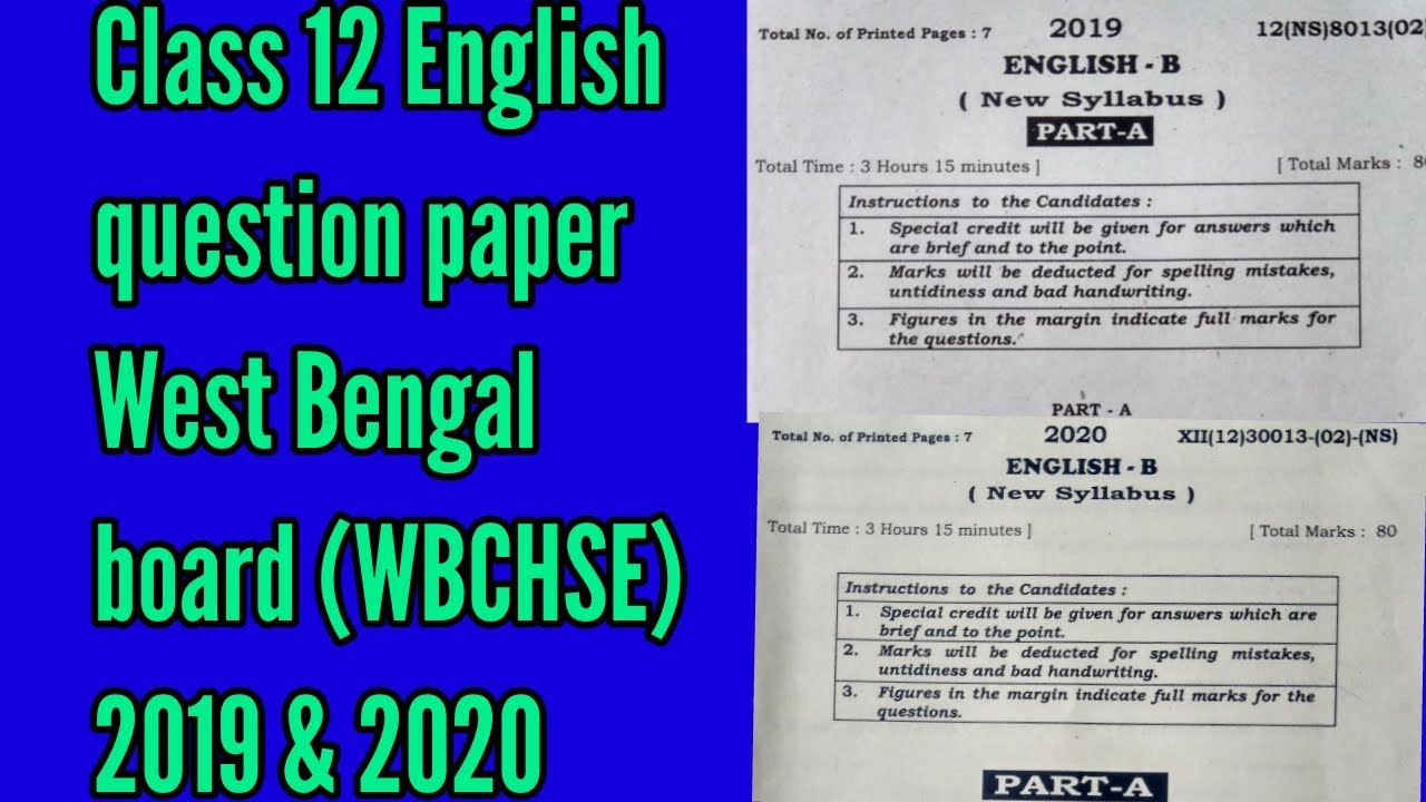Class 12 English Question Paper West Bengal Board WBCHSE 2019 2020 class-12-english-question-paper-west-bengal-board-wbchse-2019-2020