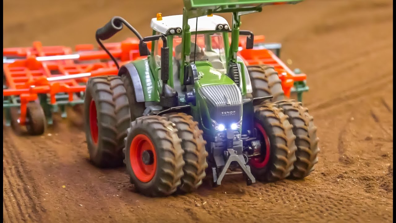 RC Tractors Work Hard Big Fun In 1 32 Scale YouTube