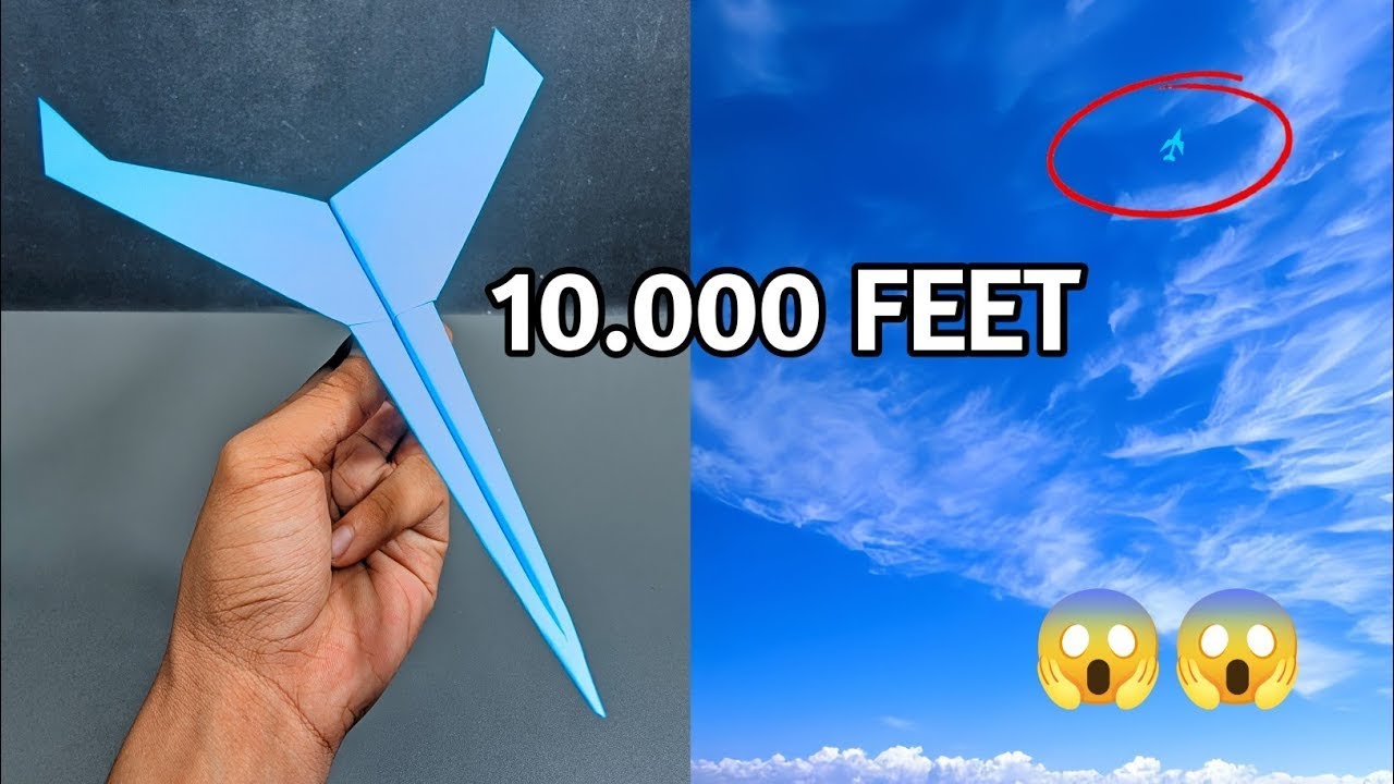 10,000-Foot Paper Airplanes: How to Make a Paper Plane That Keeps ...