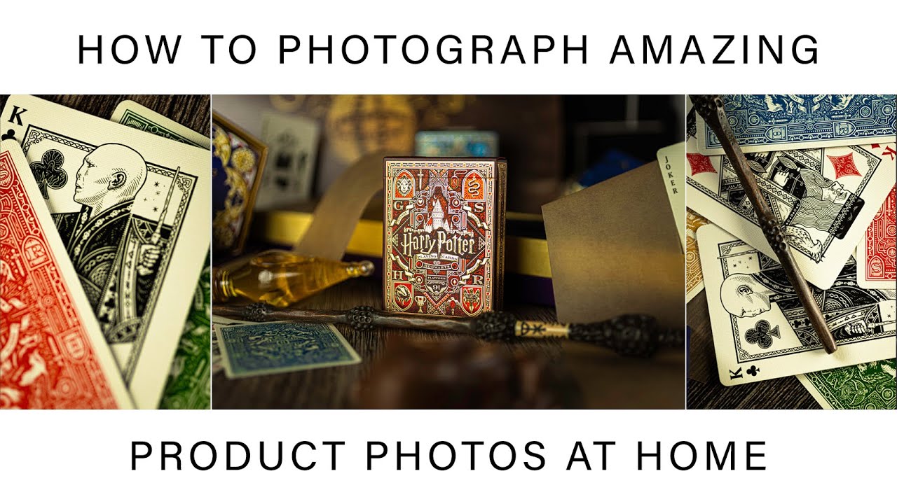 How To Take Amazing PRODUCT PHOTOGRAPHY Photos at HOME! - YouTube