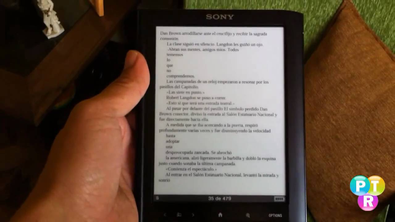 e-ink vs LCD - Sony PRS-650 eBook Reader - YouTube