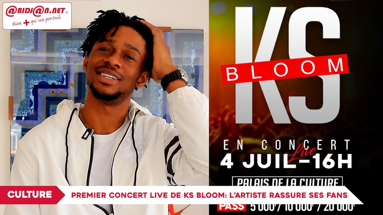 Premier concert Live de KS BLOOM l’artiste rassure ses fans - YouTube
