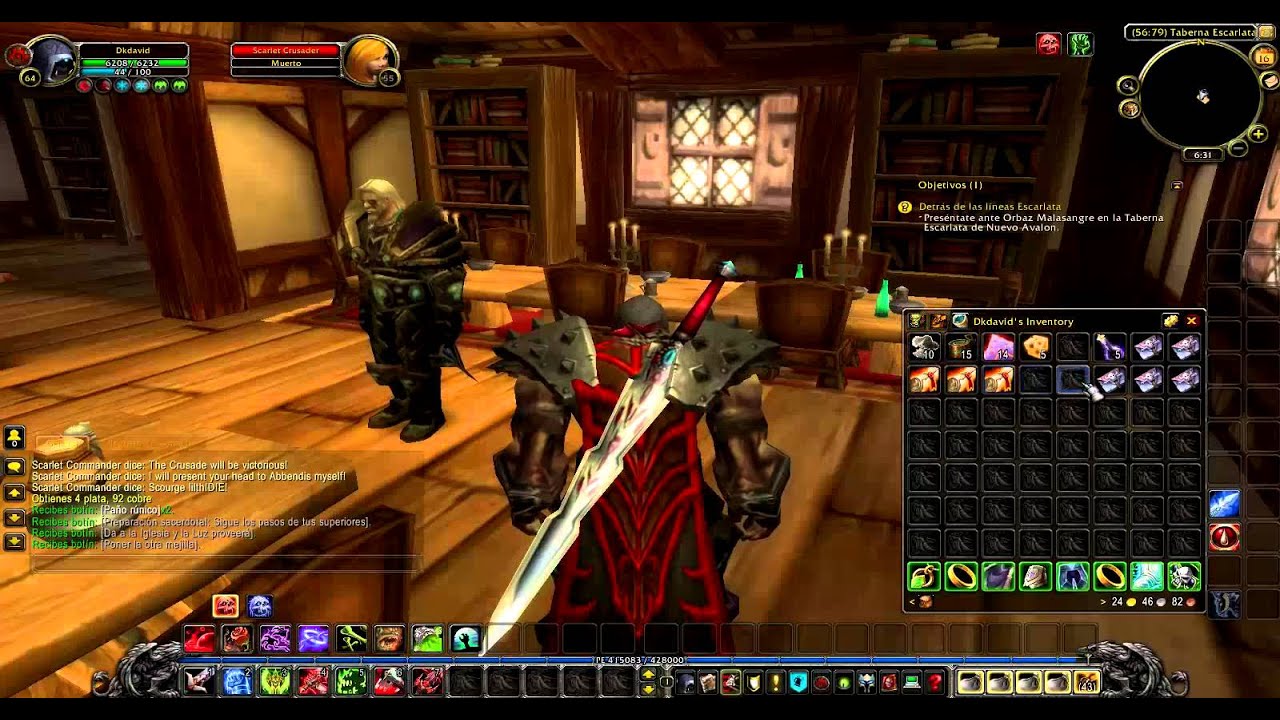 Subiendo Dk en Xtreme WoW (antes DiWoW) Vídeo 03 - YouTube