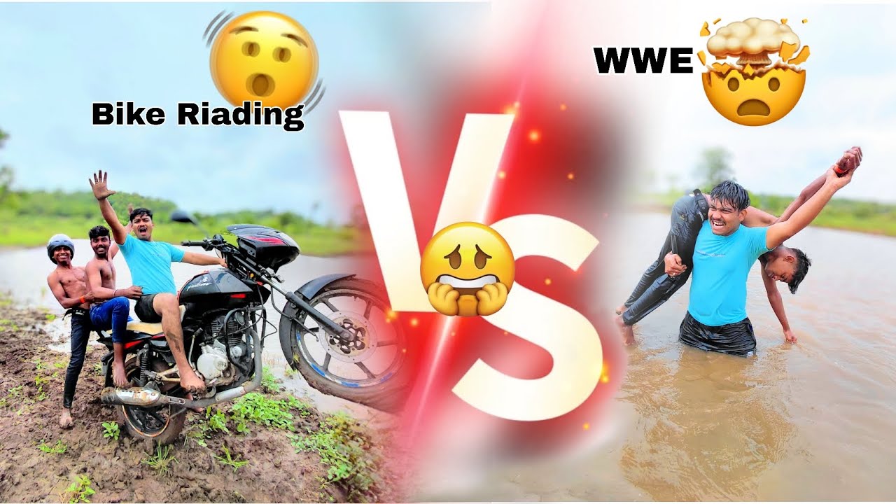 WWE . VS. Bike Riading - YouTube