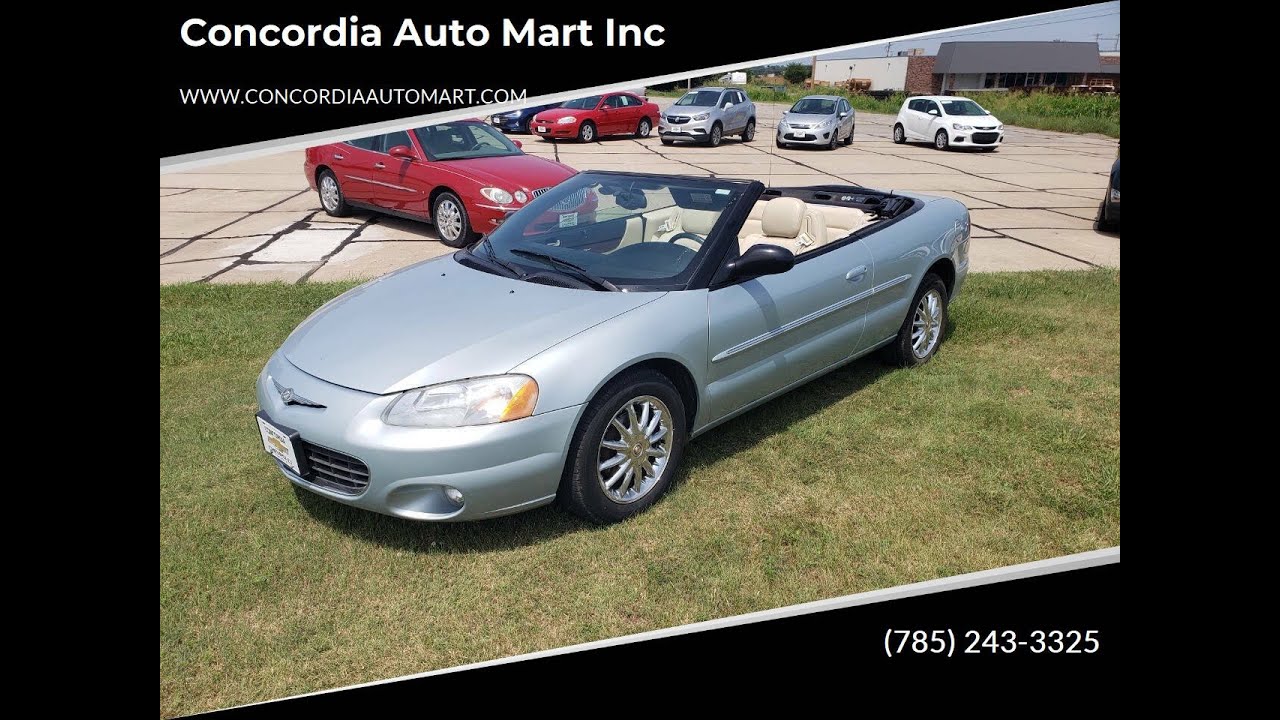 SOLD: 2002 Chrysler Sebring Convertible – Your Perfect Summer Ride ...