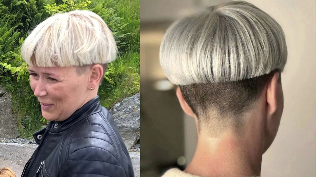 6 October 2023 Super pretty and modest collection of undercut short bob ...