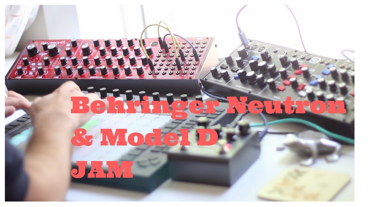Behringer Neutron Jam with Model D Pads and Strymon El Capistan - YouTube