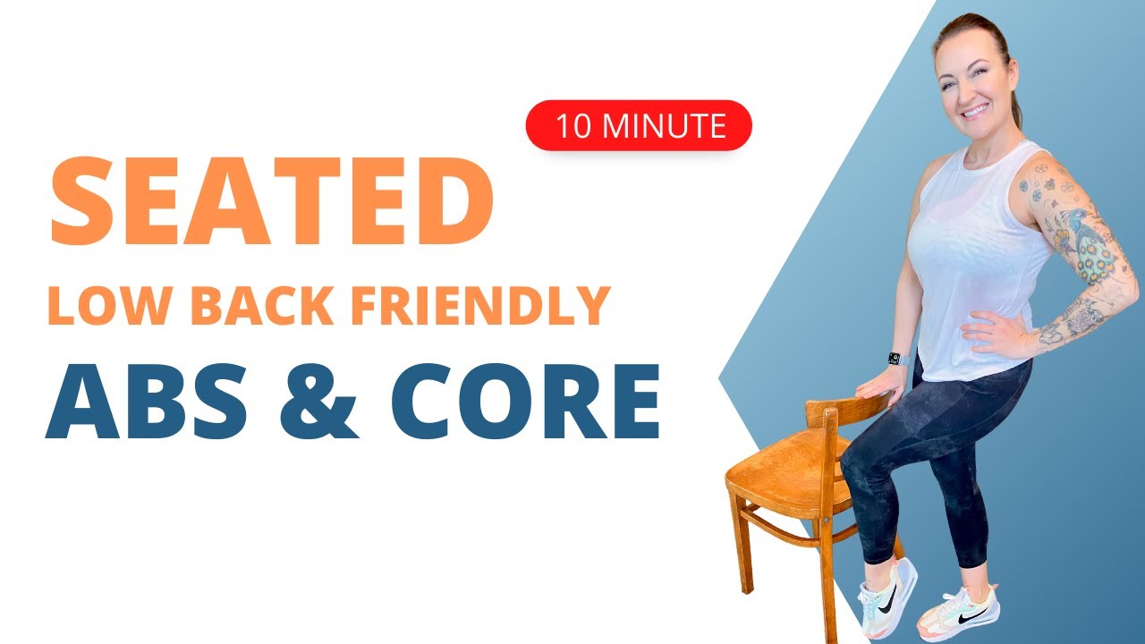 SEATED ABS & CORE WORKOUT: 10 Minute Chair Workout For Abs - YouTube