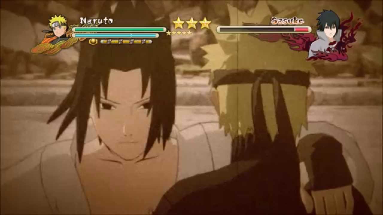 Naruto vs Sasuke, the Fight Under the Bridge - YouTube