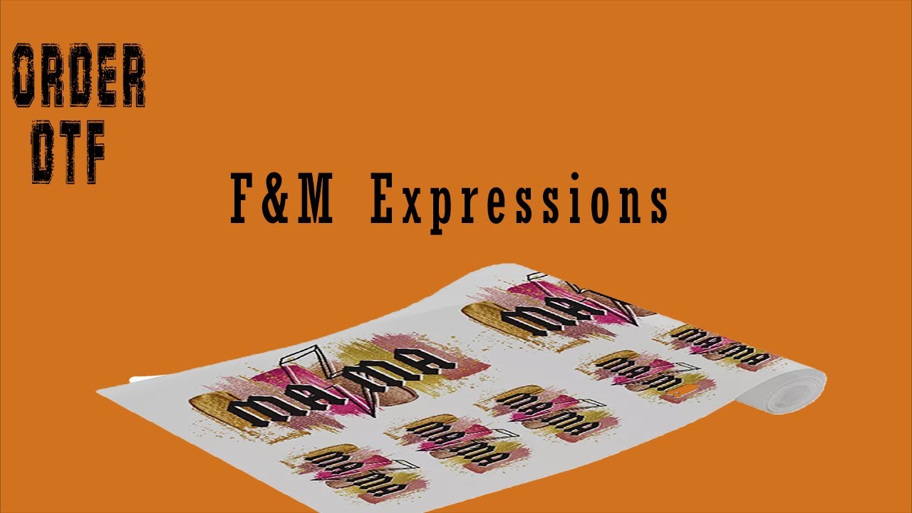 Printing DTF with F&M Expressions - YouTube