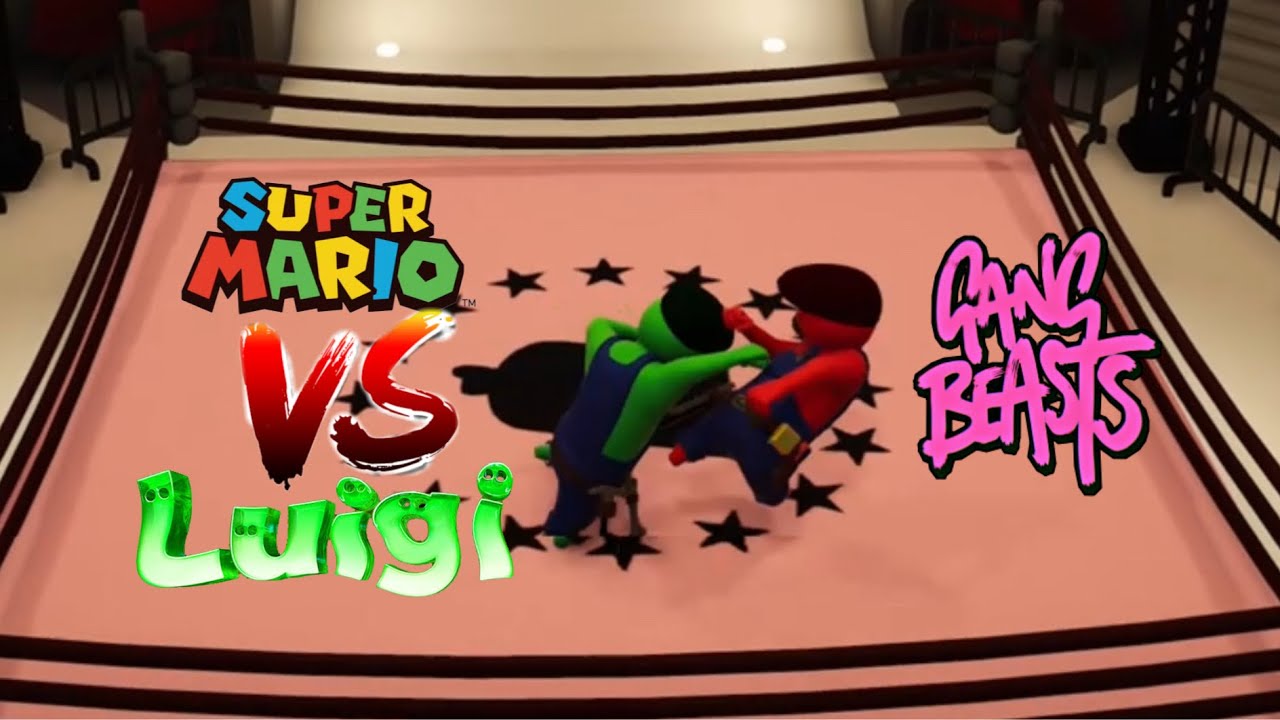 Mario Vs Luigi in Gang Beasts - YouTube