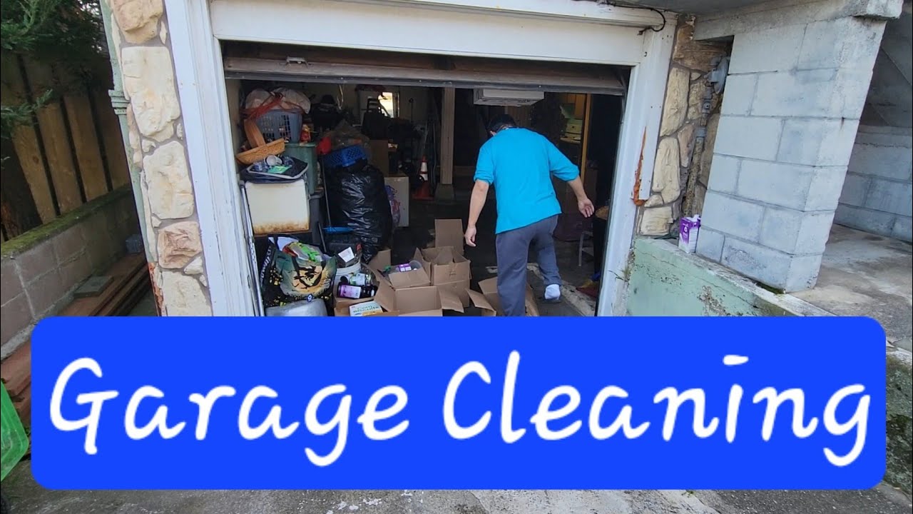 Ep240 Garage Cleaning by hubby (Nep) - YouTube