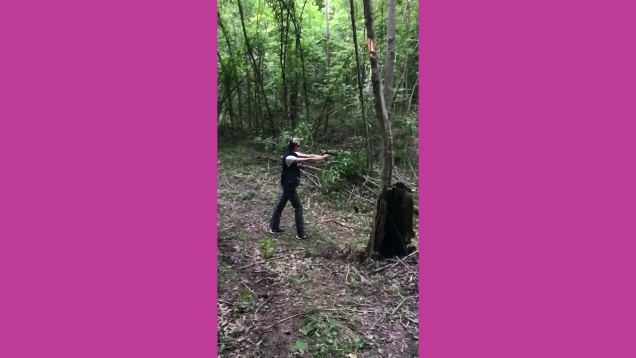 MTR Shooter Stephanie Rector shooting the FN 5.7 - YouTube