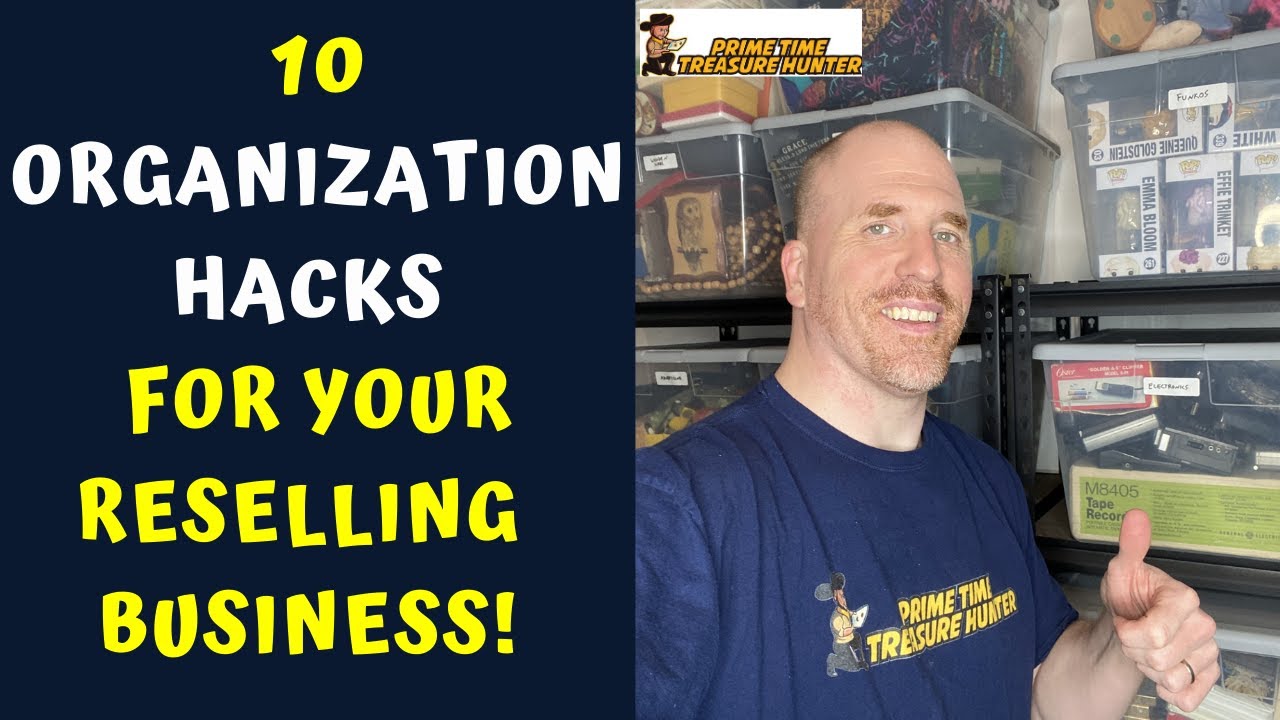 10 Organization Hacks for Your Reselling Business - YouTube