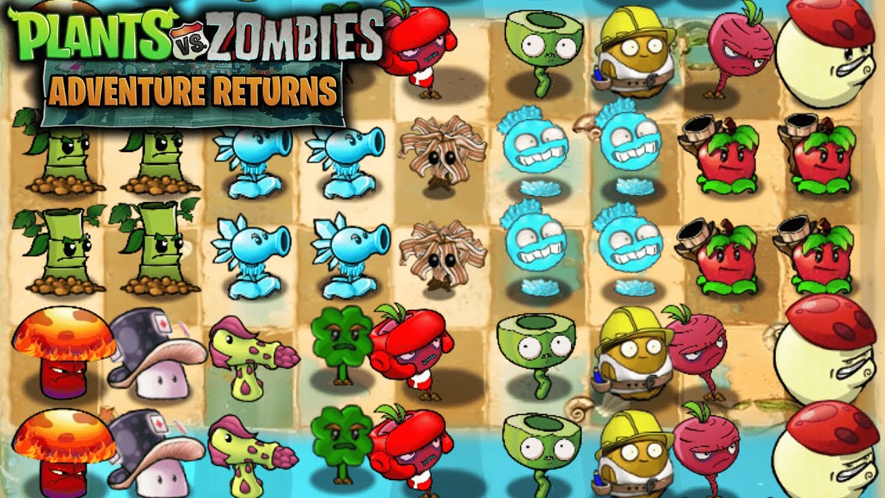 Plants vs Zombies Adventure Returns v2.5 (Part 2) | Shamrock ...