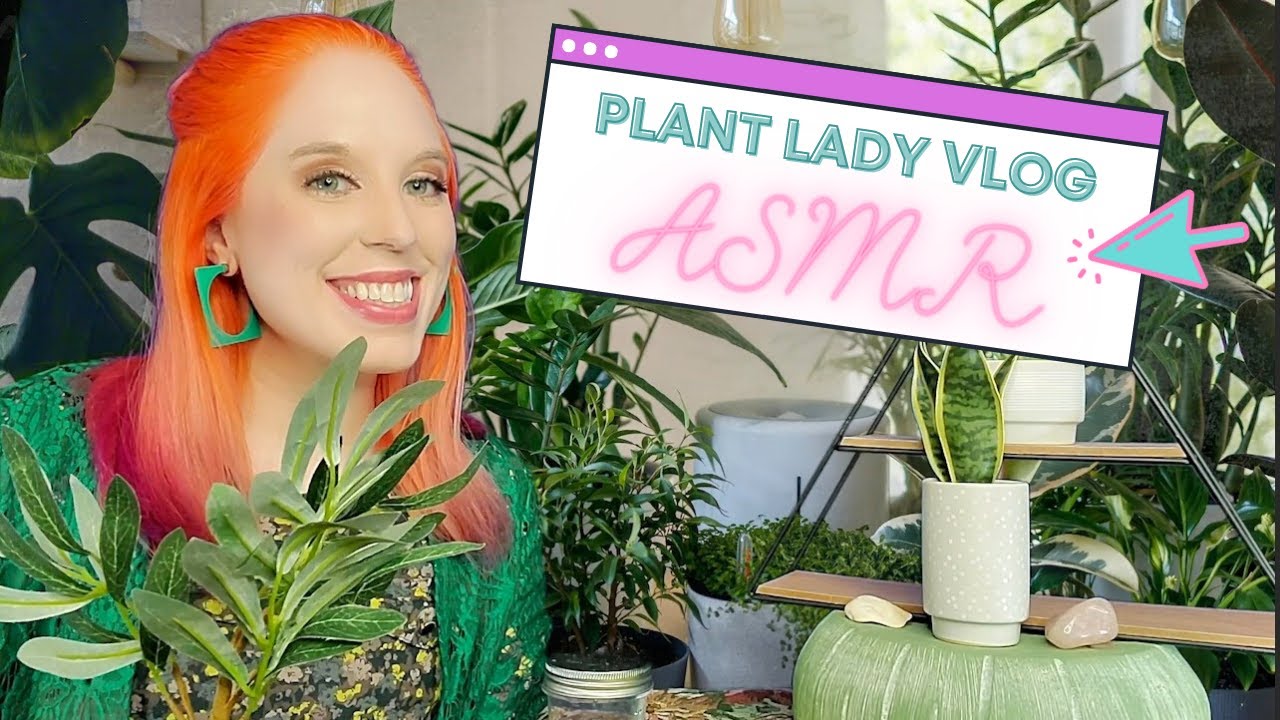 ASMR Plant Care 🌿 Video Blogging Roleplay (tapping, glove sounds, DIY ...