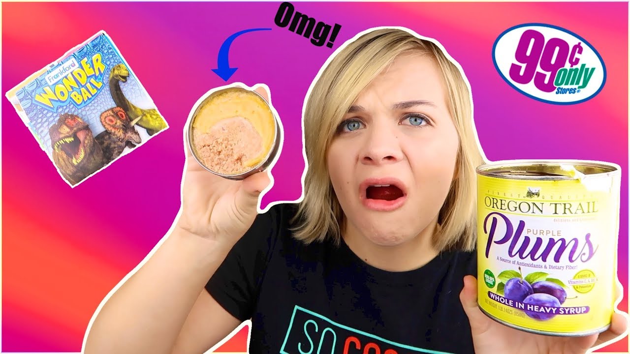 TASTING 99 CENT STORE FOOD! // SoCassie - YouTube