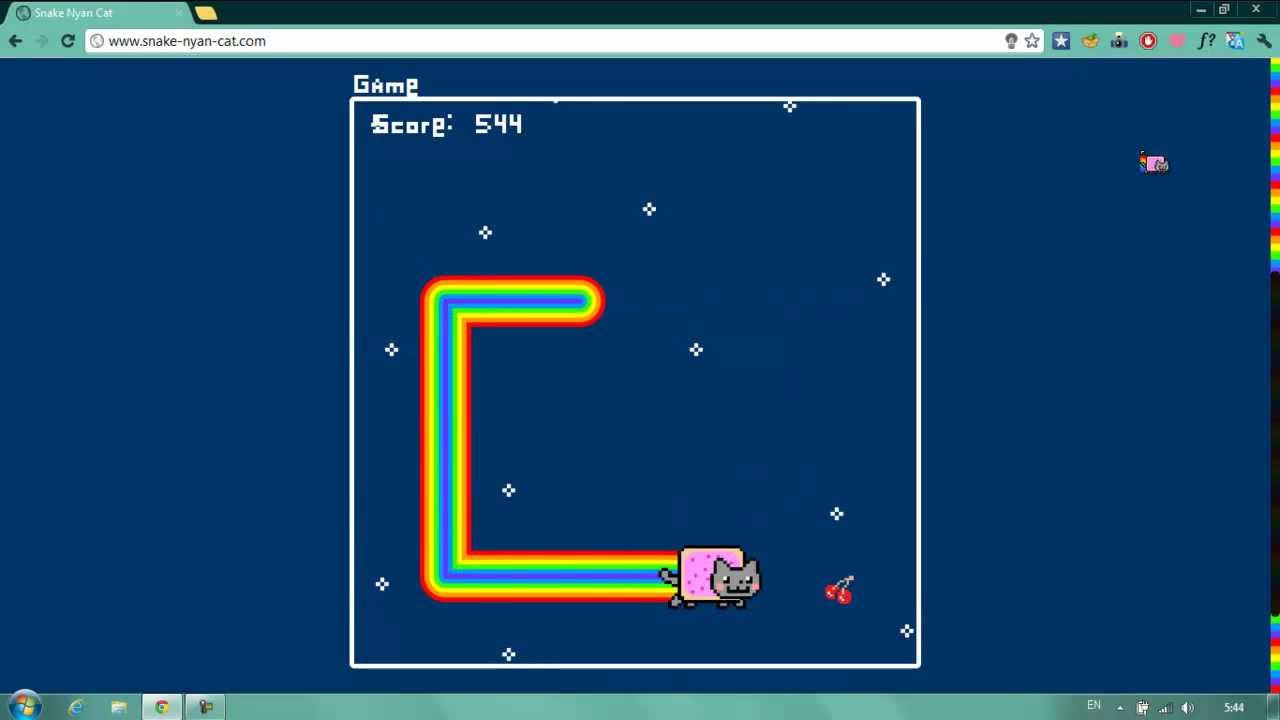 Snake nyan cat game - YouTube