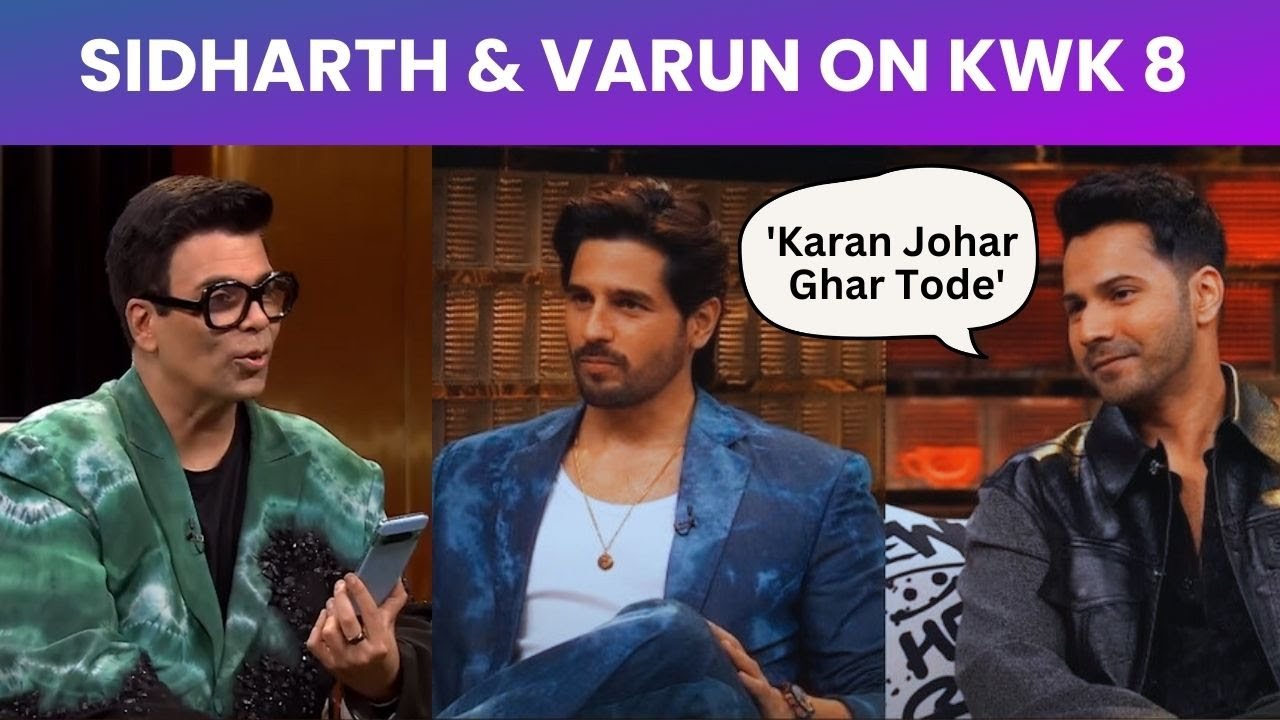 Koffee with Karan S8: Varun Dhawan & Sidharth Malhotra reveal SECRETS | Watch Video - YouTube