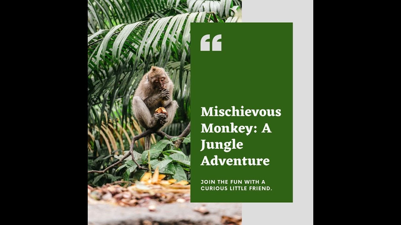 Jungle Story | A mischievous little monkey named Milo |AI Story | - YouTube