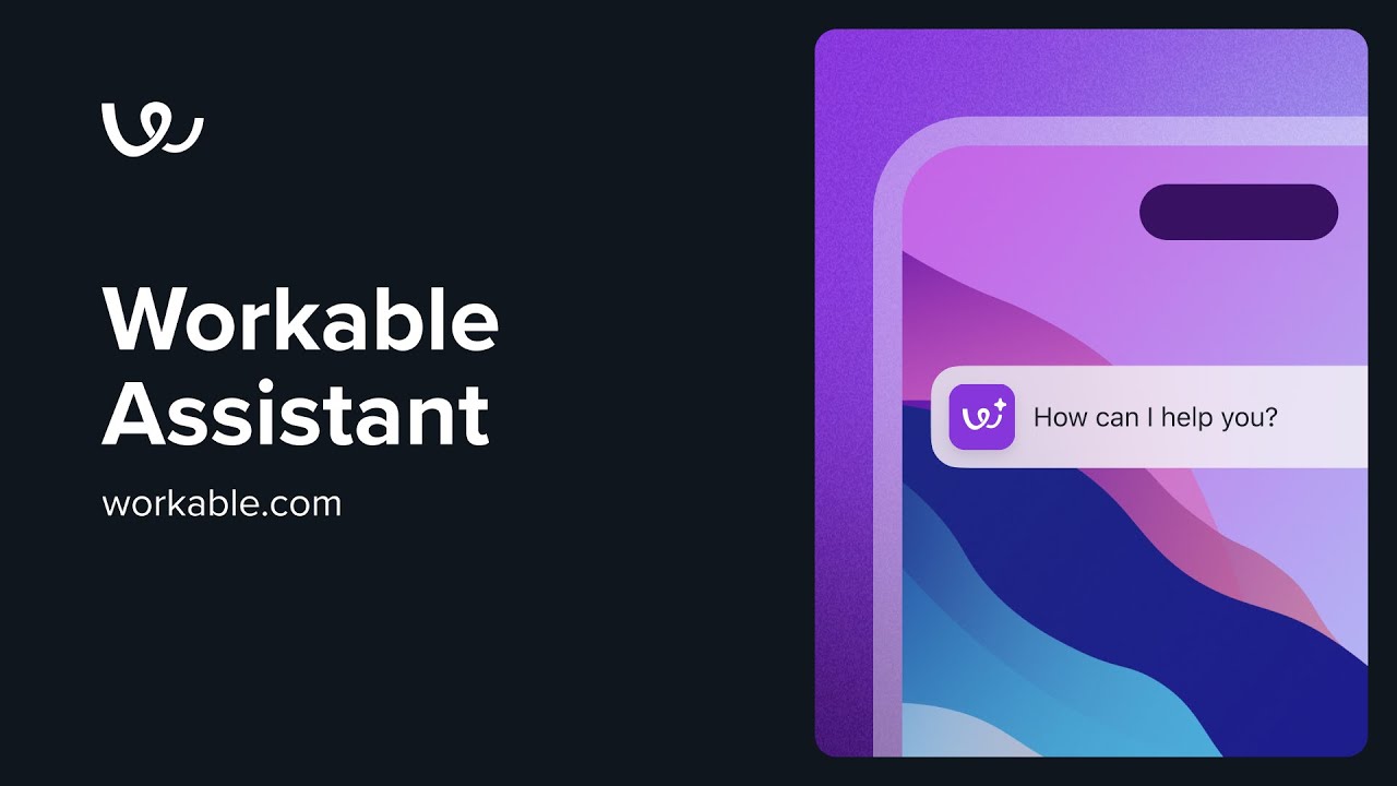 Workable's AI Assistant - YouTube
