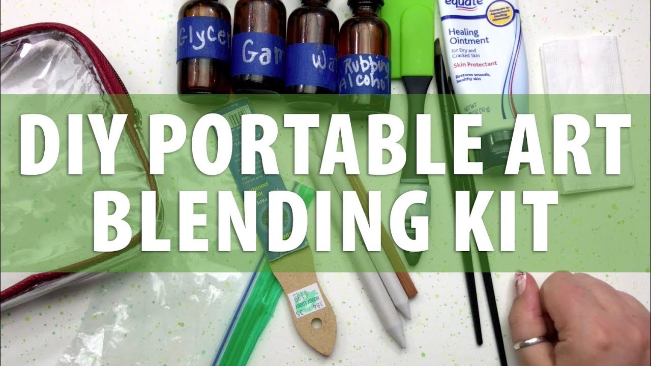 DIY Portable Art Blending Kit - YouTube