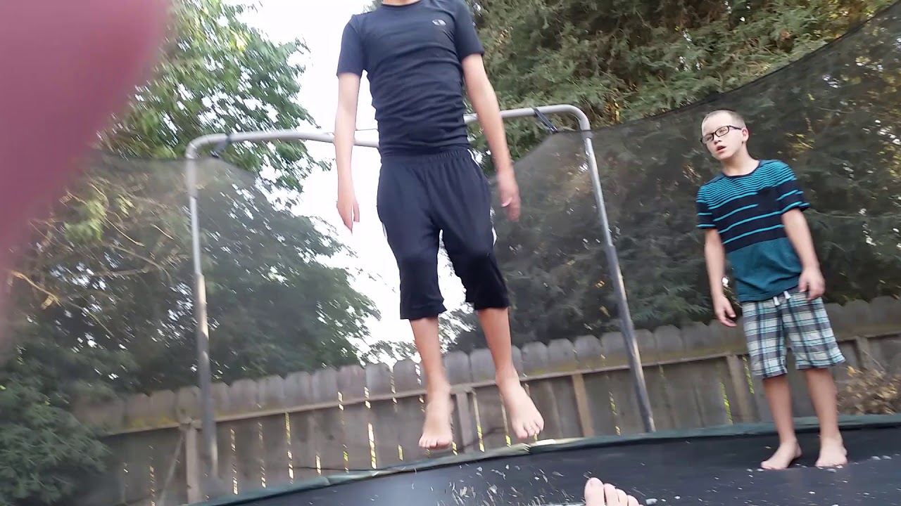 TEACHING A BACKFLIP AND A FRONT FLIP - YouTube