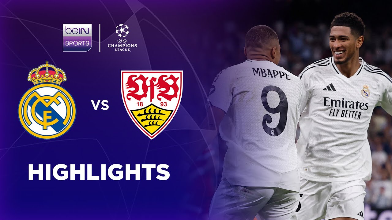 Real Madrid 3-1 VfB Stuttgart | Champions League 24/25 Match Highlights ...