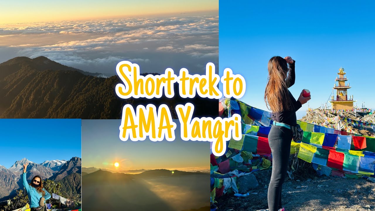 AMA Yangri Trek| Beautiful Sunrise| Panorama View ♥️ - YouTube