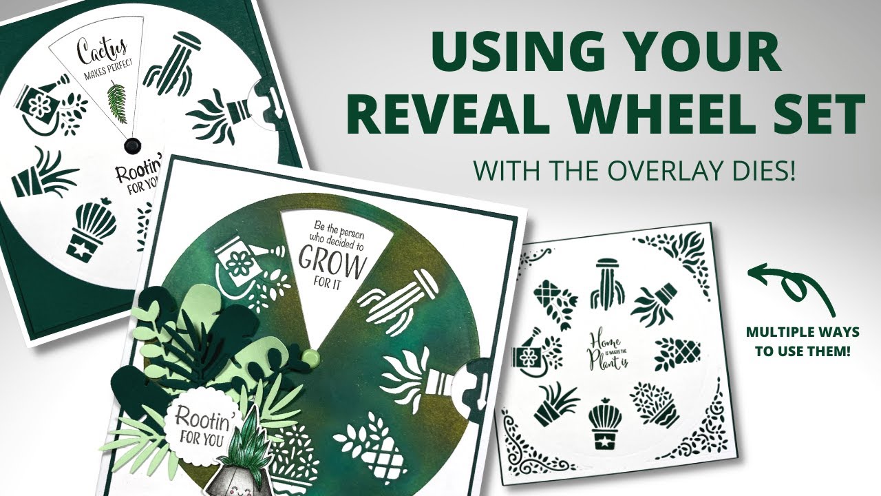 How to use your OVERLAY DIES with the Reveal Wheel die set! - YouTube