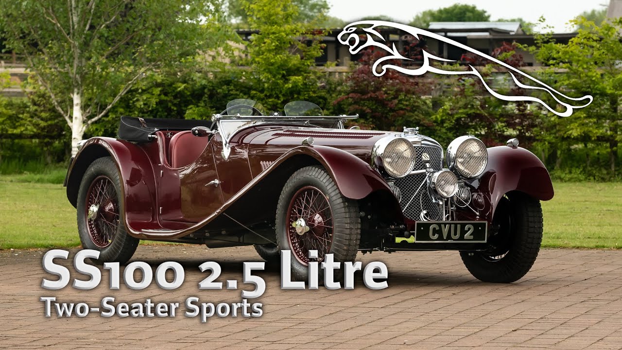 1936 Jaguar SS100 2 5 Litre Two Seater Sports - YouTube