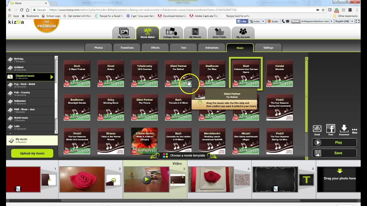 How to Use Kizoa - YouTube