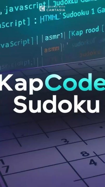 Sudoku Game | Html-Css-JavaScript | KapCode ASMR | No Talking Part-15 - YouTube