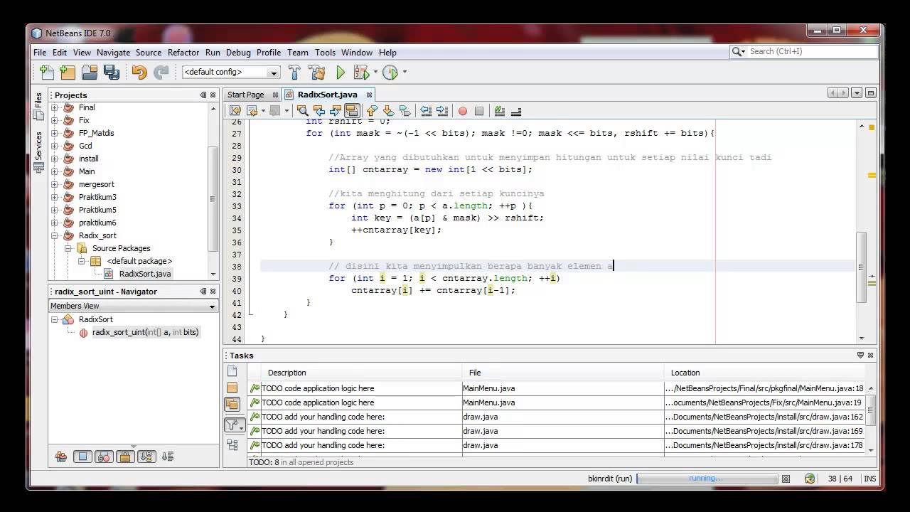 Tutorial Algoritma Radix Sort Java Netbeans Youtube 4877