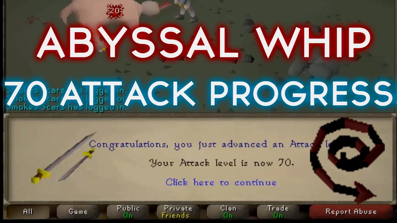 OSRS: The Whip is Back! 70 Attack PROGRESS! - YouTube