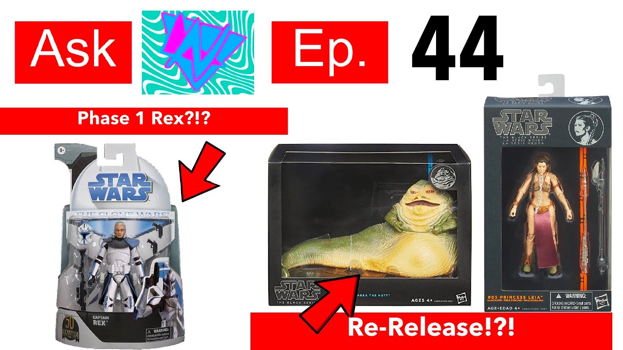 Black Series Phase 1 Rex? Black Series Jabba and Slave Leia Re-release ...
