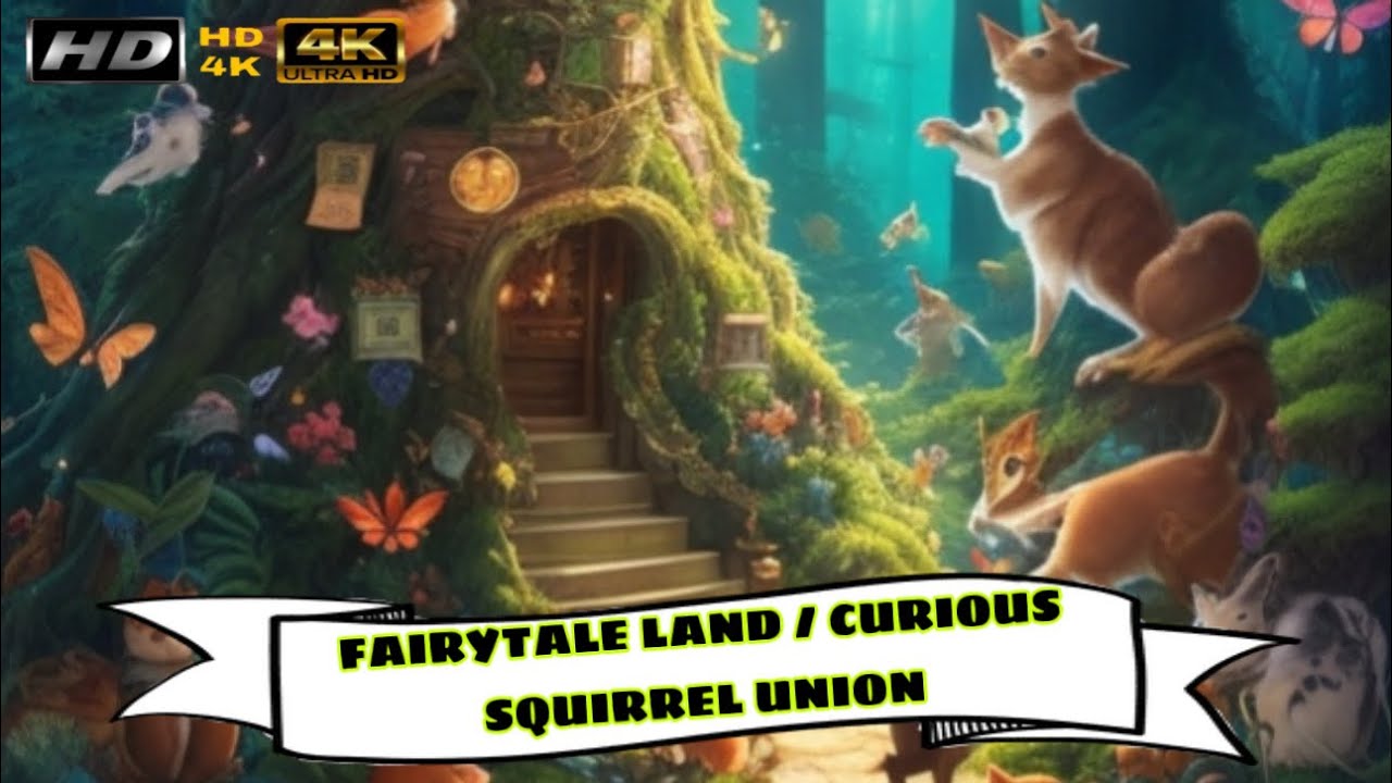 COLORFUL FOREST FAIRYTALE LAND / CURIOUS SQUIRREL UNION - YouTube