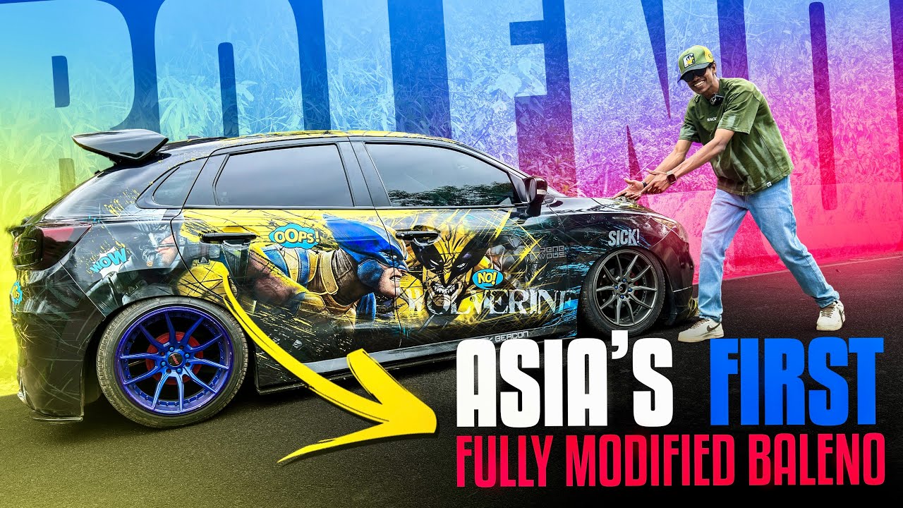 Asia’s First Fully Modified Baleno| Dual Exhaust | Prejimon Pradeep ...