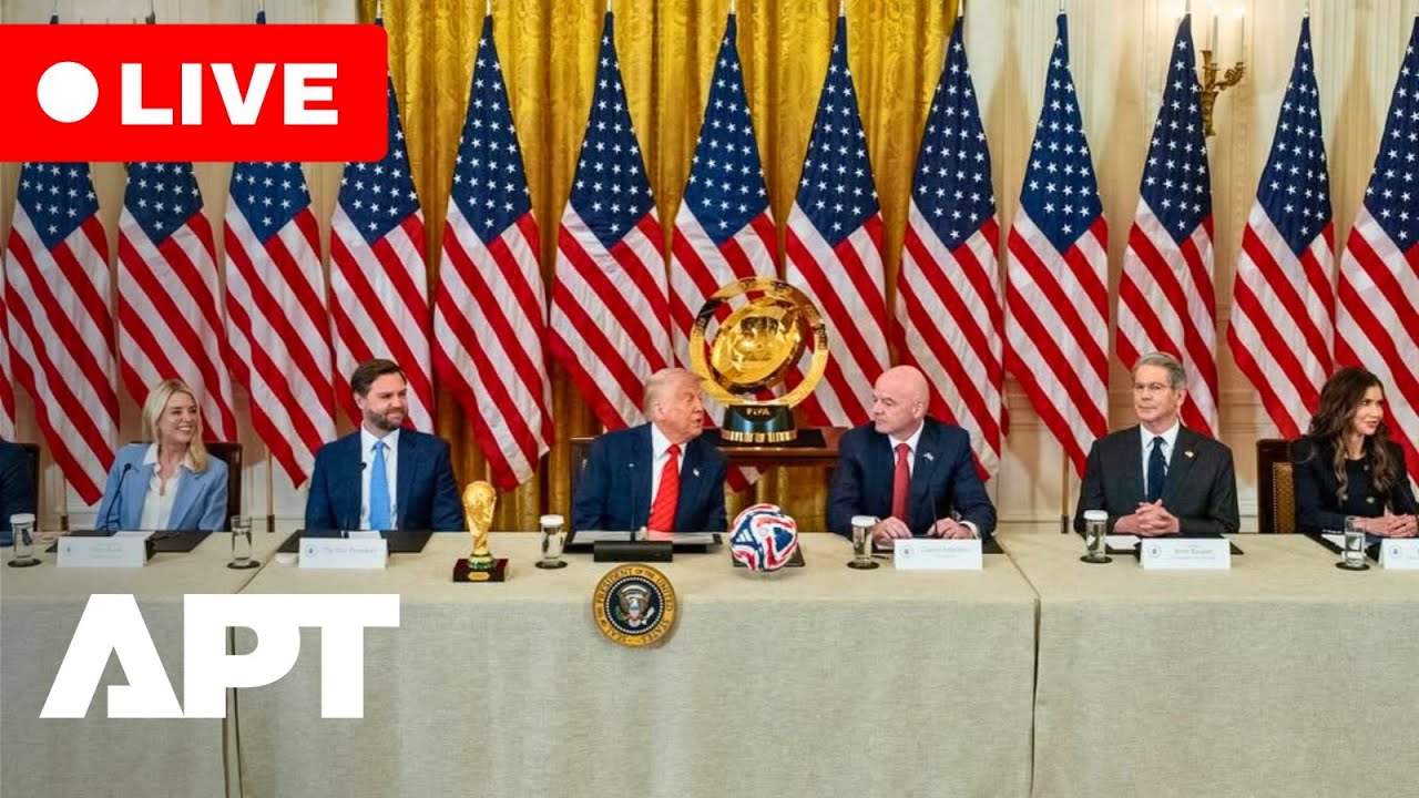 LIVE | Trump Meets White House Task Force on FIFA World Cup 2026 | Oval ...