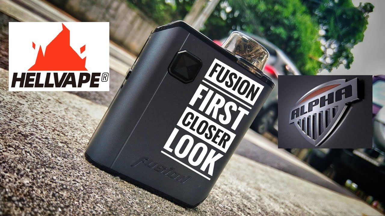 FUSION Alpha A-Tech & Hellvape FIRST CLOSER LOOK - YouTube