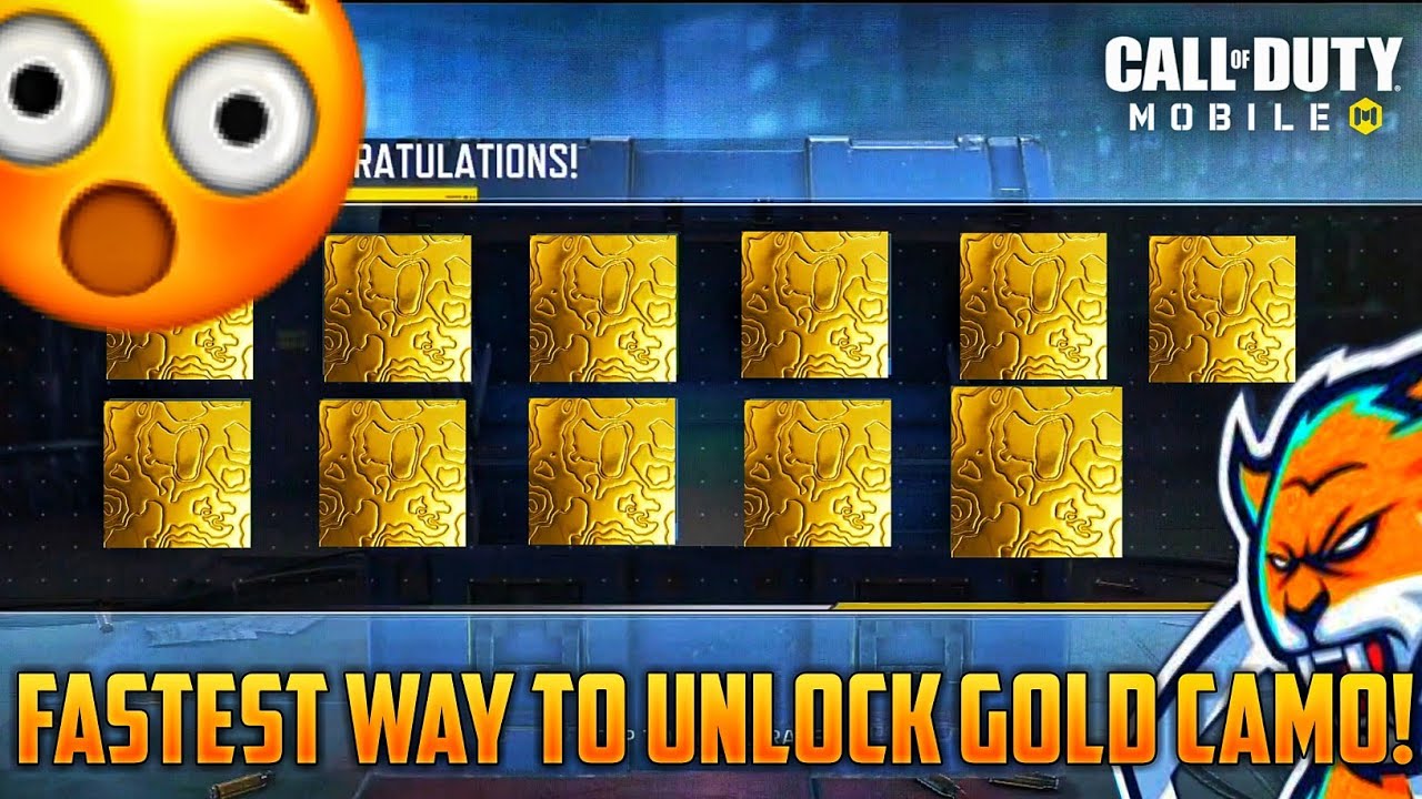 Fastest way to get the Gold camo in cod mobile 1000% real | Poco X3 pro ...